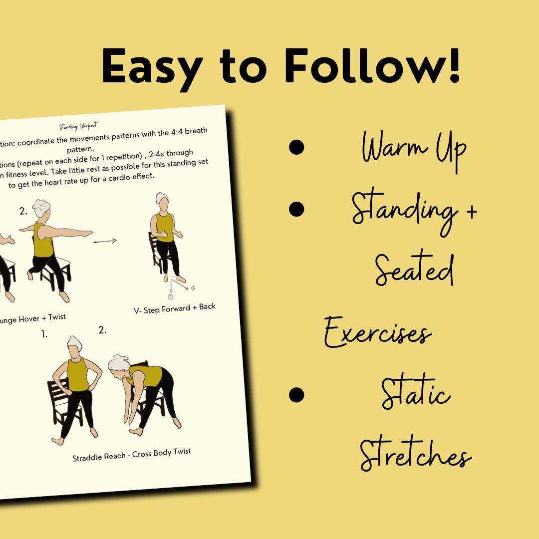 Chair Exercise, High Cortisol Treatment for Seniors, How to Reduce ...