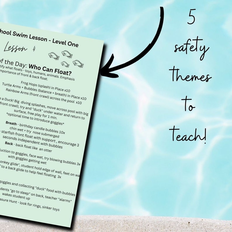 Swim Lessons for Preschoolers, Aquatics Level One, Toddler Swim Class ...