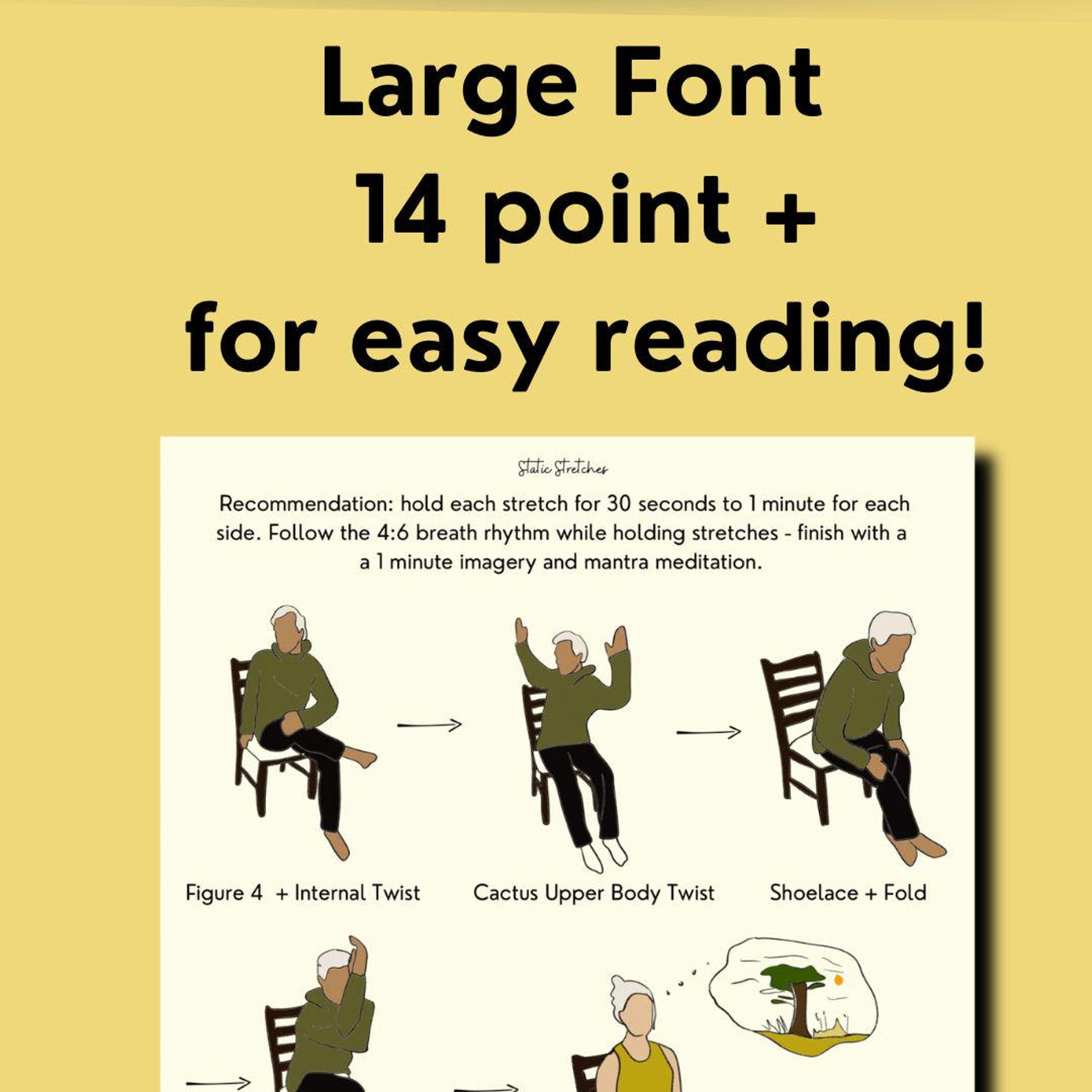 Chair Exercise, High Cortisol Treatment for Seniors, How to Reduce ...