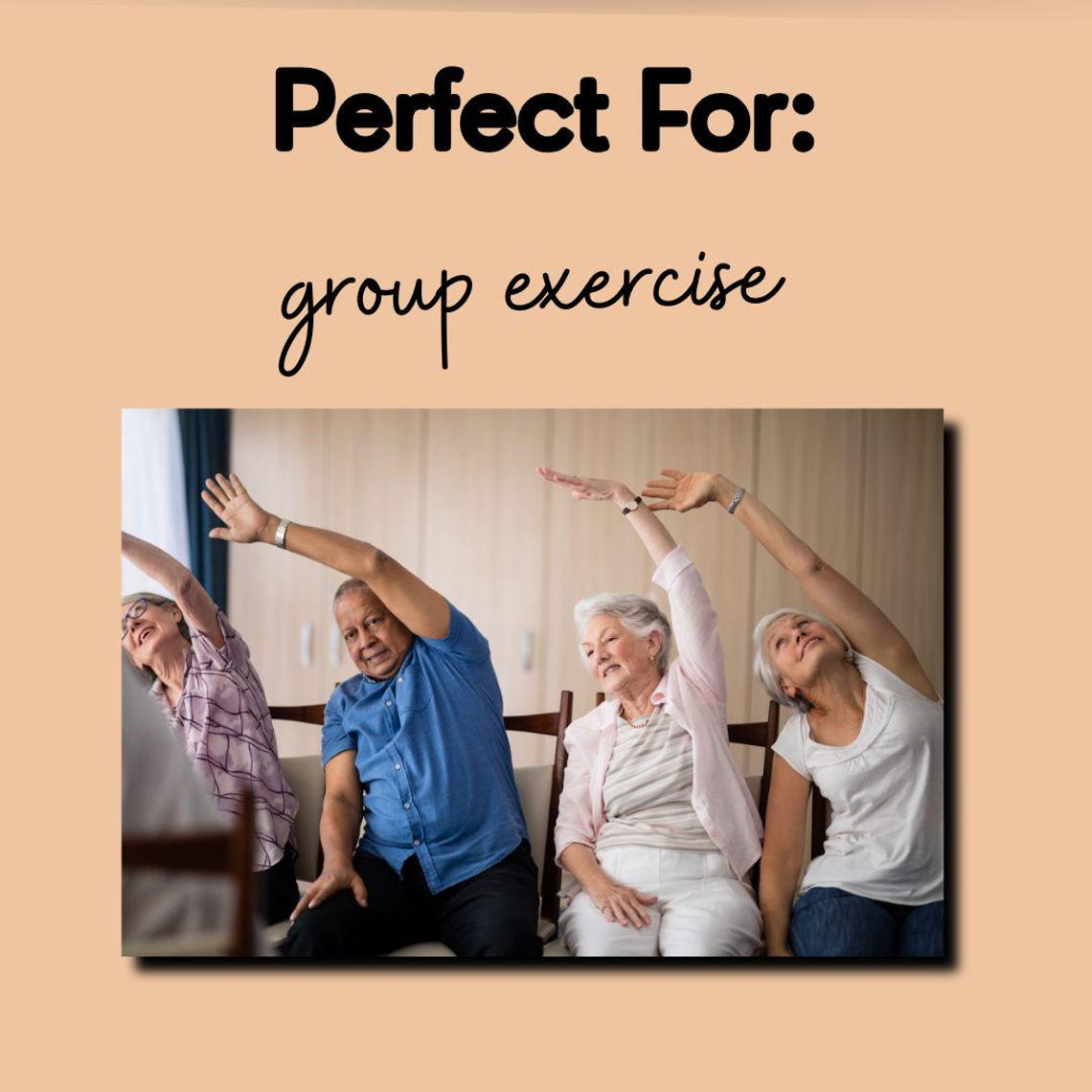 Chair Exercise Illustrations for Fitness Instructors, Chair Workout ...