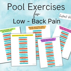 Digital Download - Water Aerobics for Low-back Pain Relief, Full-body ...