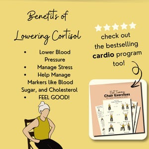 Chair Exercise, High Cortisol Treatment for Seniors, How to Reduce ...