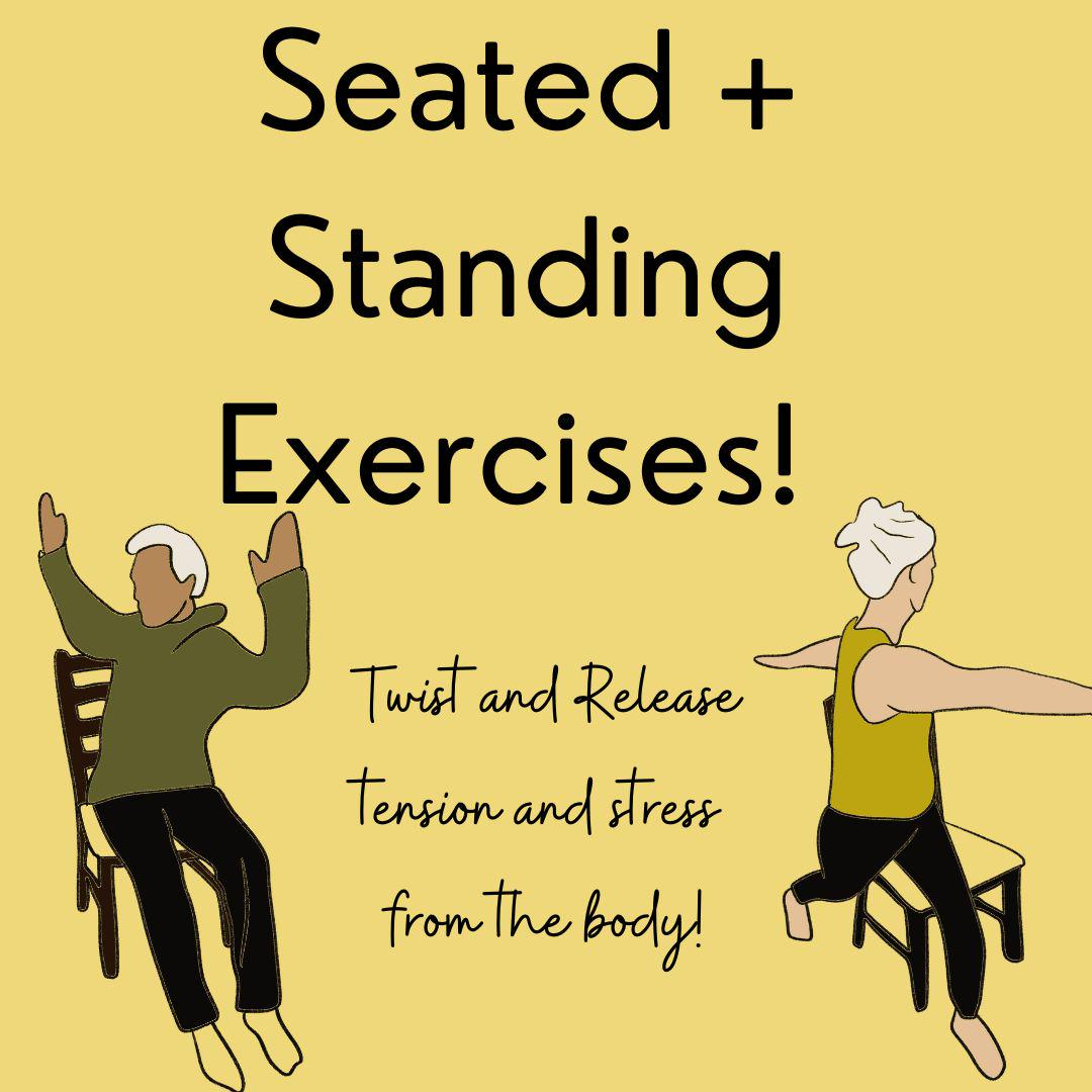 Chair Exercise, High Cortisol Treatment for Seniors, How to Reduce ...