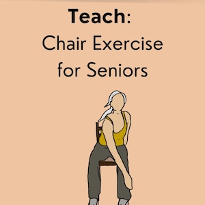 Chair Exercise Illustrations for Fitness Instructors, Chair Workout ...