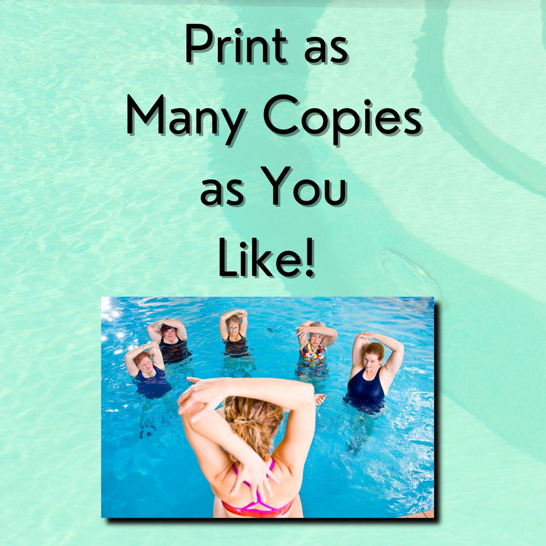 Visual Aids for Group Exercise Instructors, Water Aerobics Class Ideas ...