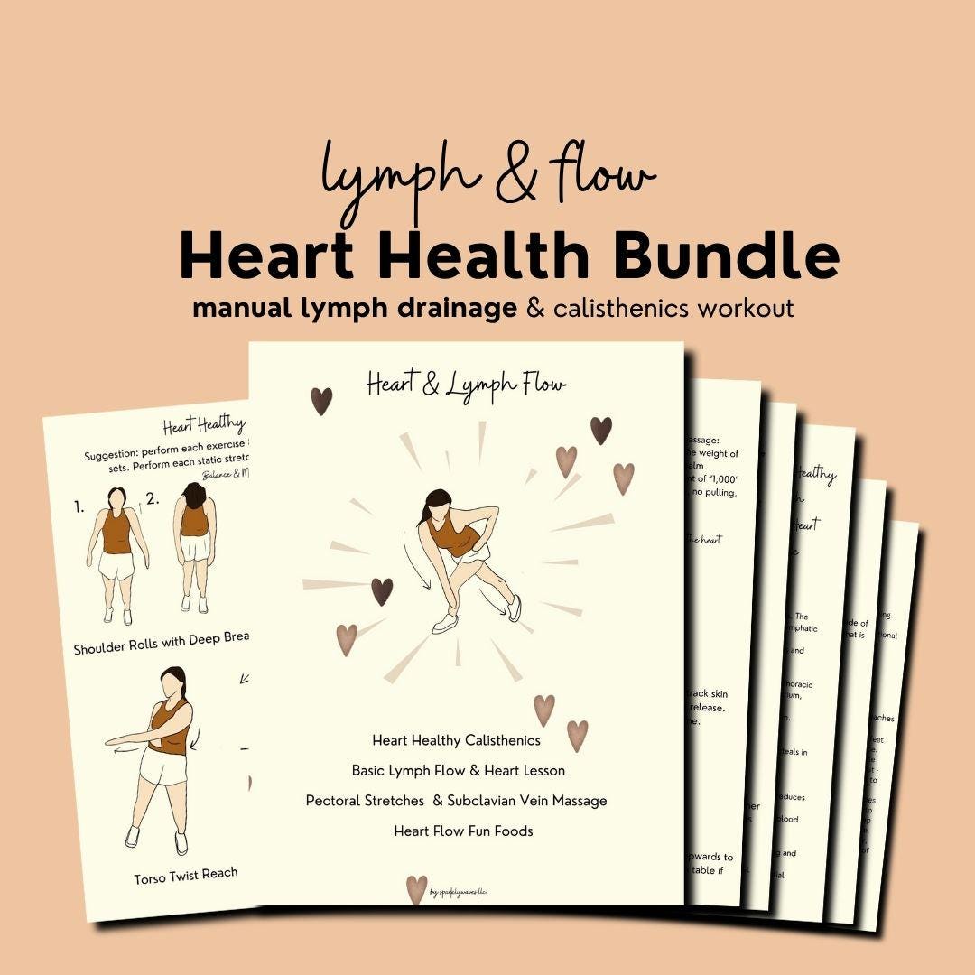 Lymph Drainage Massage, Lymph Nodes, Cardio at Home Workout PDF , Heart ...