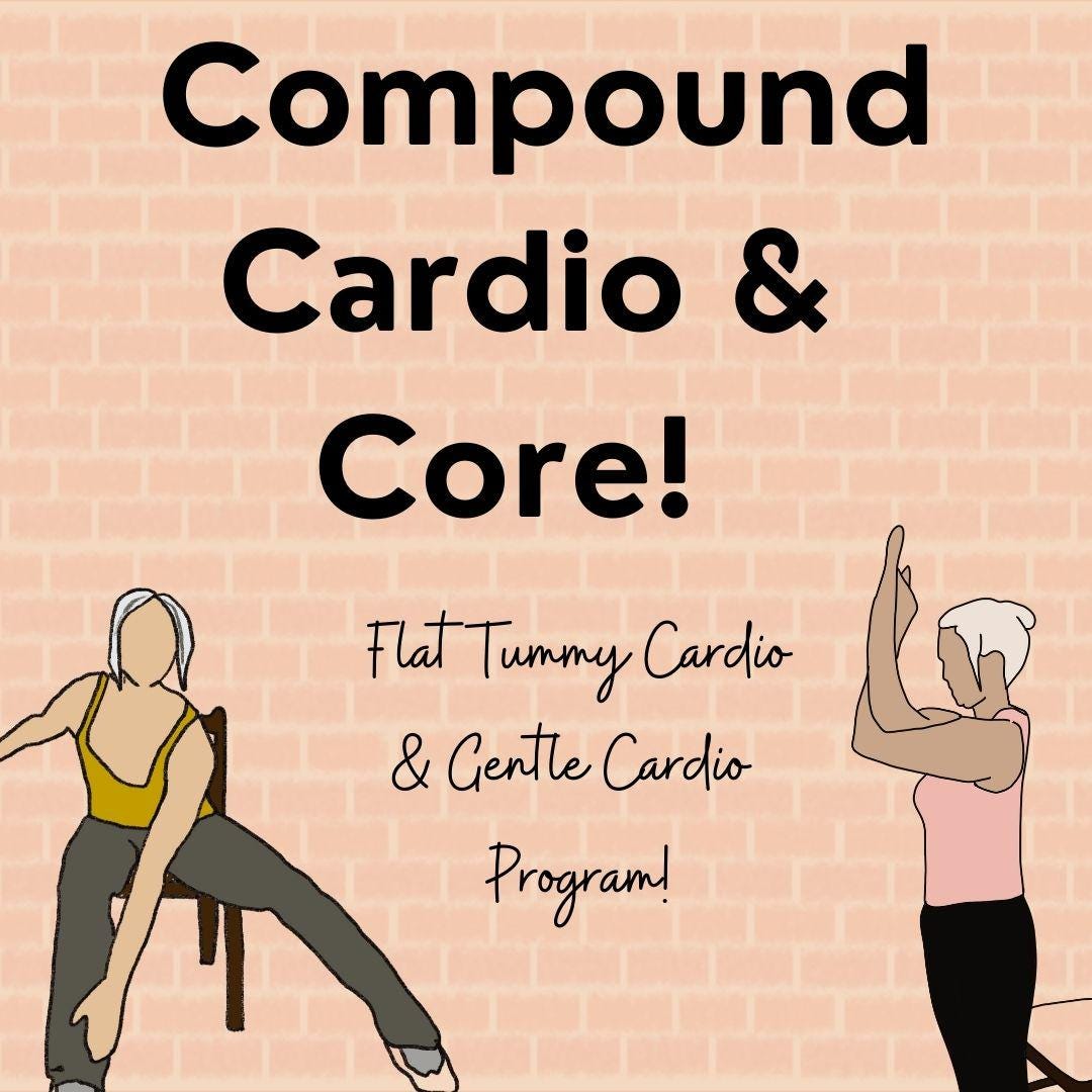 Chair Exercise Program for Seniors, Chair Cardio Exercise for Belly Fat ...
