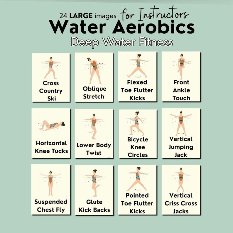 Water Aerobics Class Ideas, Aqua Fitness, Aqua Aerobics Exercise ...
