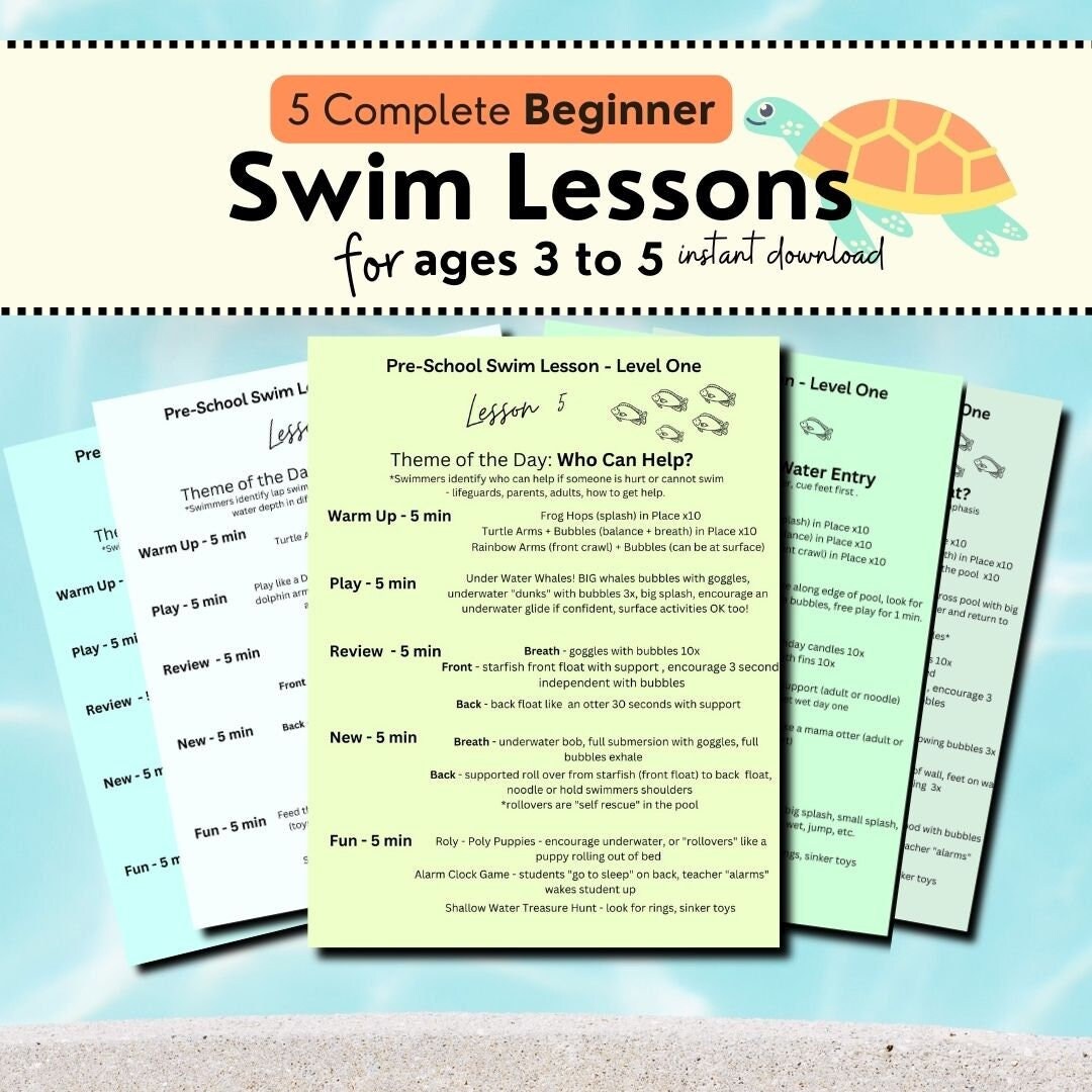 Swim Lessons for Preschoolers, Aquatics Level One, Toddler Swim Class ...