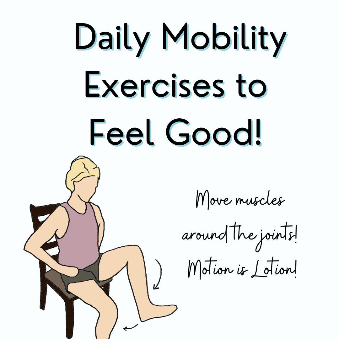 Chair Mobility Exercises for Seniors, Seated Mobility Workout for Older ...