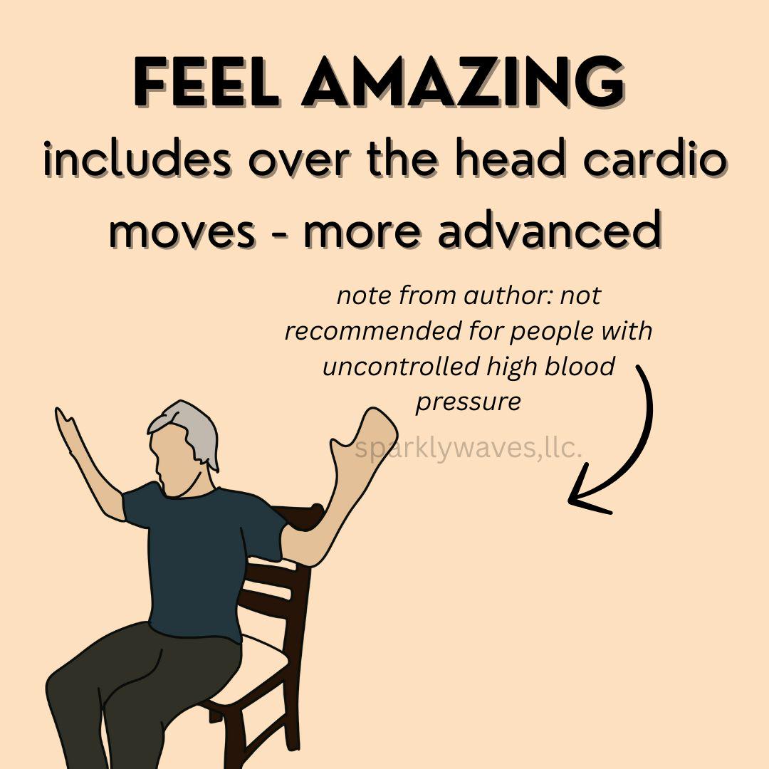 Chair Exercise PDF for Seniors: Jumping Jack Variations for Older ...