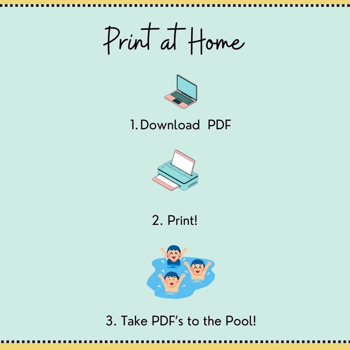 Swim Lesson Plan, Printable Swim Lessons Bundle, Digital Print, Swim ...