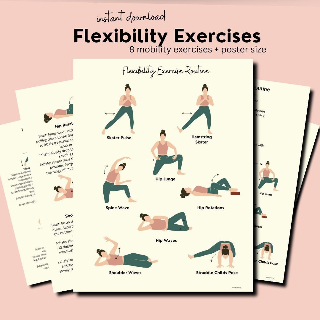 Flexibility Workout Routine 30 Day Challenge Workout, Mobility ...