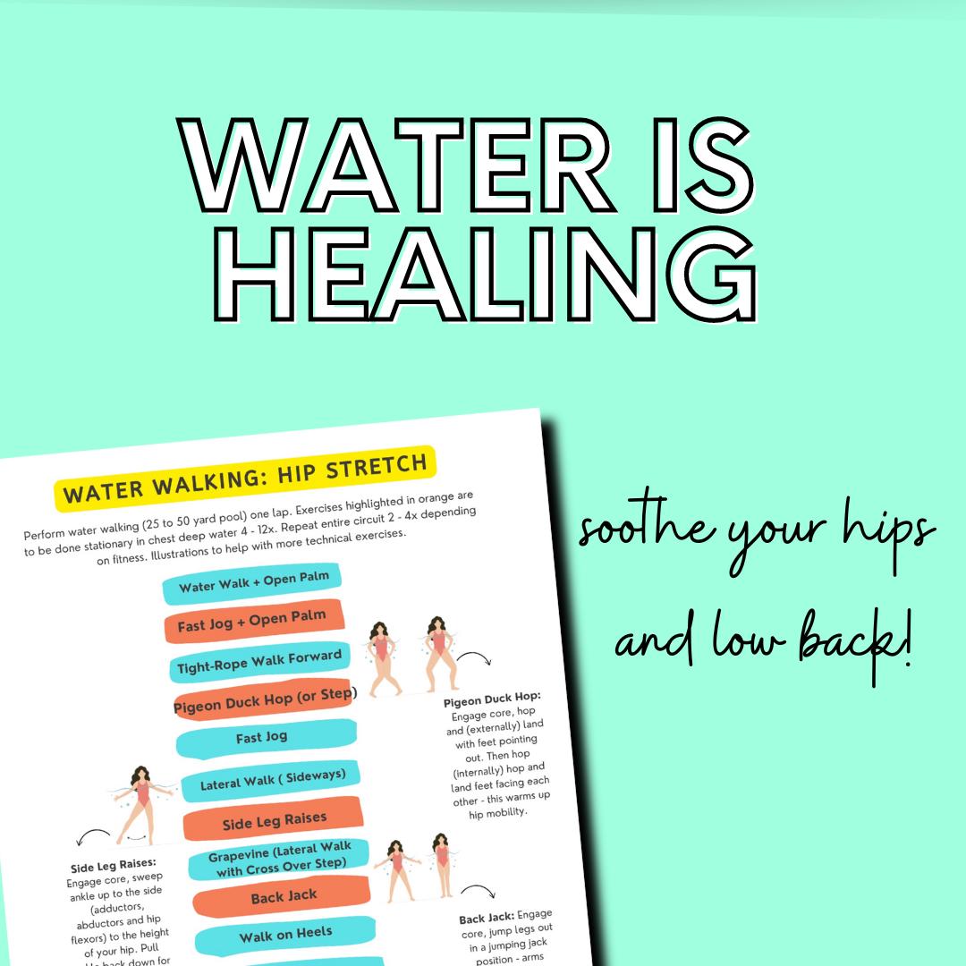 Pool Exercises for Back Pain, Water Aerobics for Sciatica, Water ...