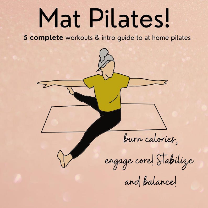 Pilates Workout, 30 Day Challenge for Women, Pilates for Beginner, Flat ...