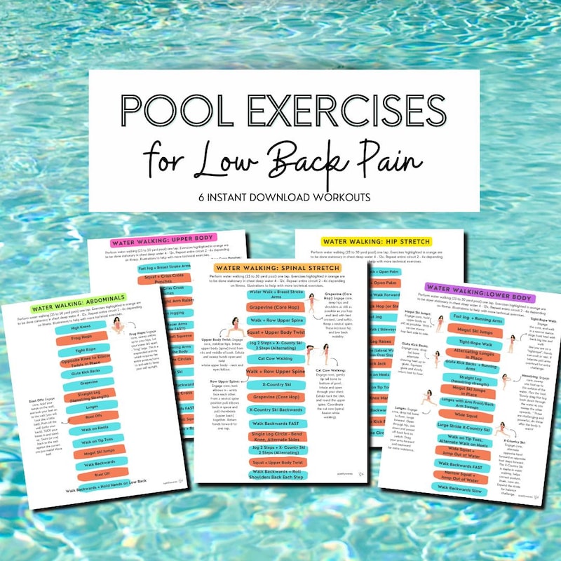 Sciatica Back Exercises - Etsy