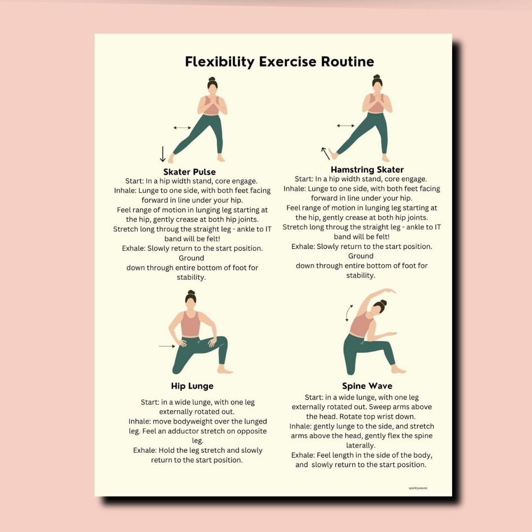Flexibility Workout Routine 30 Day Challenge Workout, Mobility ...