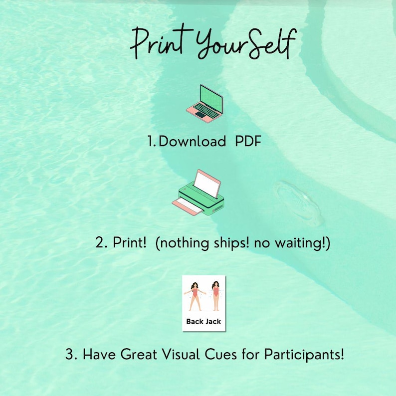 Visual Aids for Group Exercise Instructors, Water Aerobics Class Ideas ...