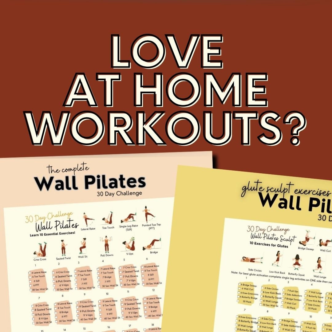 30 Day Challenge Wall Pilates Workout, at Home Workout for Weight Loss ...