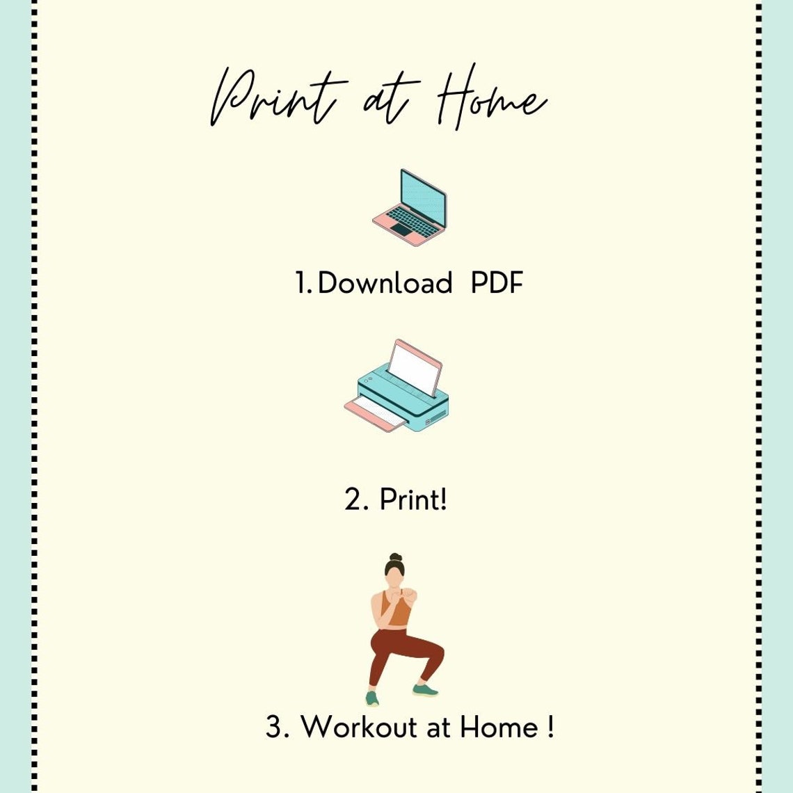 Bodyweight Exercise Bundle, Standing Exercises, Full Body Workout ...