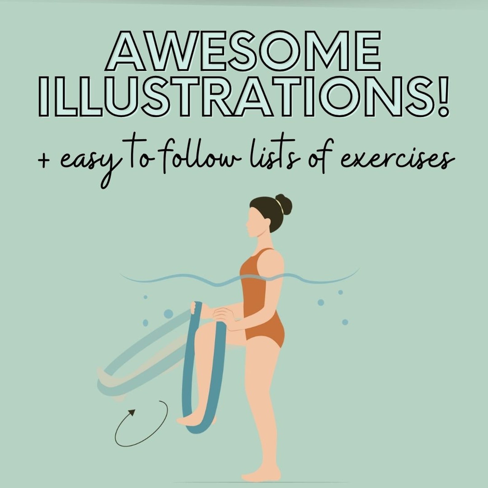 Shallow Water Fitness Exercises, Pool Noodle Exercise for Abs, Water ...