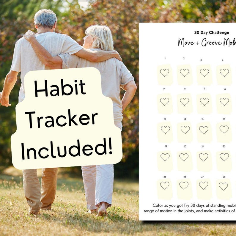 Chair Exercise Printable for Seniors, Mobility Chair Workout, Mobility ...