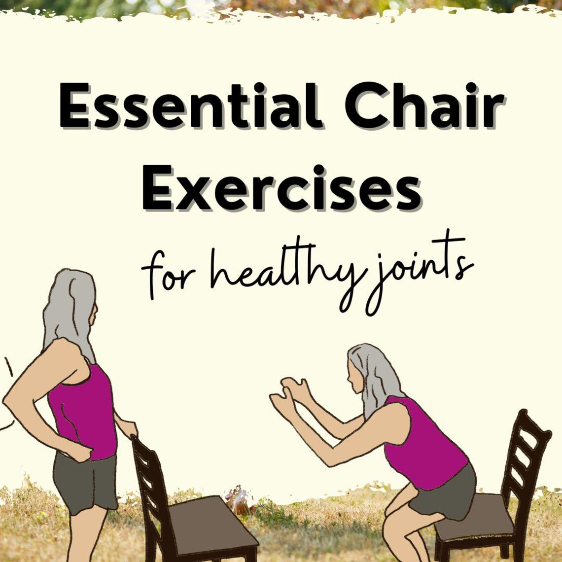 Chair Exercise Printable for Seniors, Mobility Chair Workout, Mobility ...