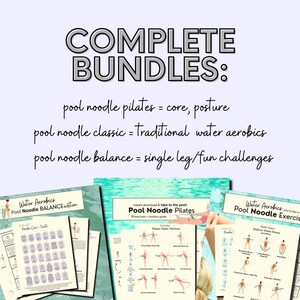 Pool Noodle Exercises for Seniors, Water Aerobics Exercise Pdfs, Belly ...