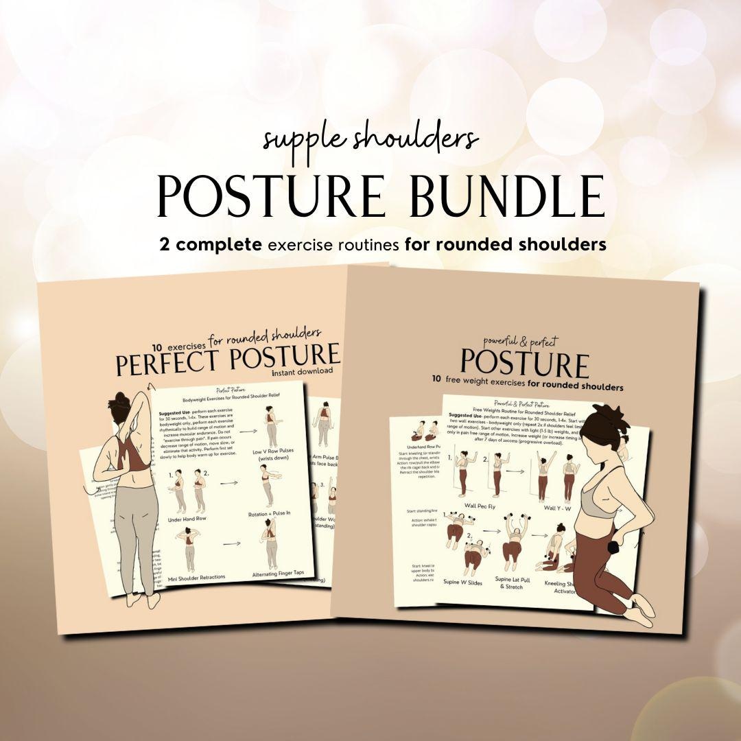 Poor Posture Stretches PDF, Posture Correction at Home Workout Routine ...
