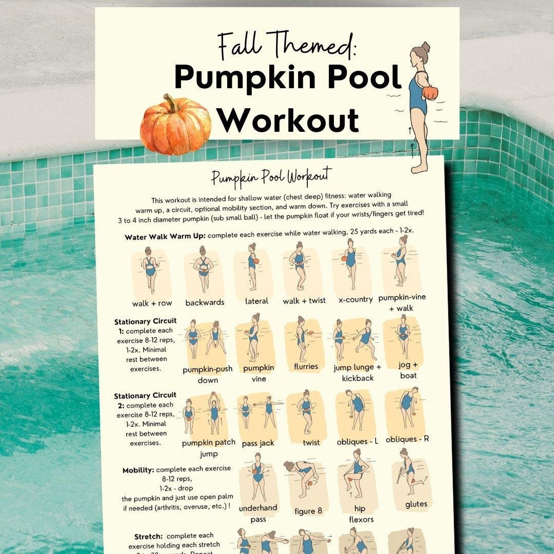 Fall Fitness 2025 Water Aerobics Ideas, Fall Fitness Challenge for ...