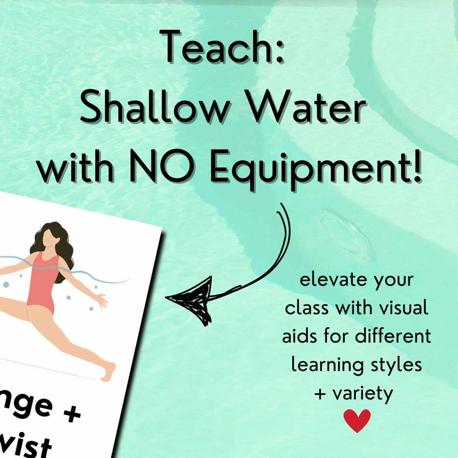 Visual Aids for Group Exercise Instructors, Water Aerobics Class Ideas ...