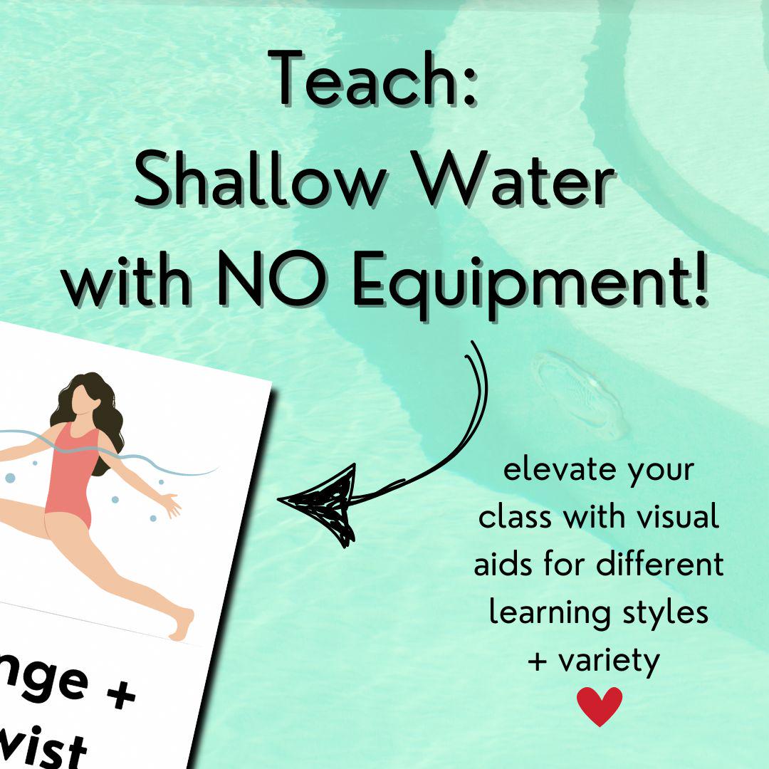 Visual Aids for Group Exercise Instructors, Water Aerobics Class Ideas ...