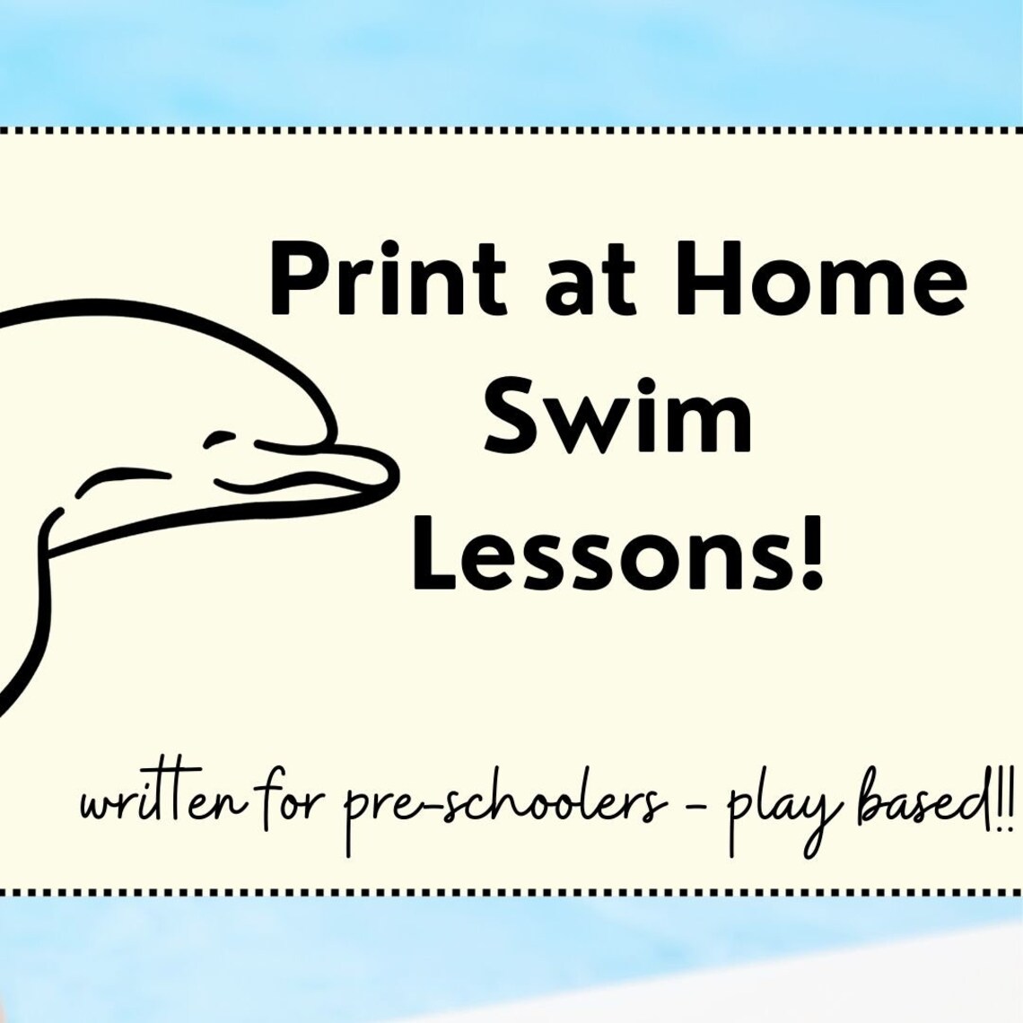 Printable Swim Lessons for Children, Learn to Swim, Swim Lesson for ...