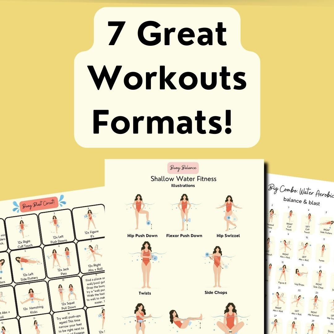 Water Exercise for Balance, Water Aerobics, Pool Workouts for Core ...