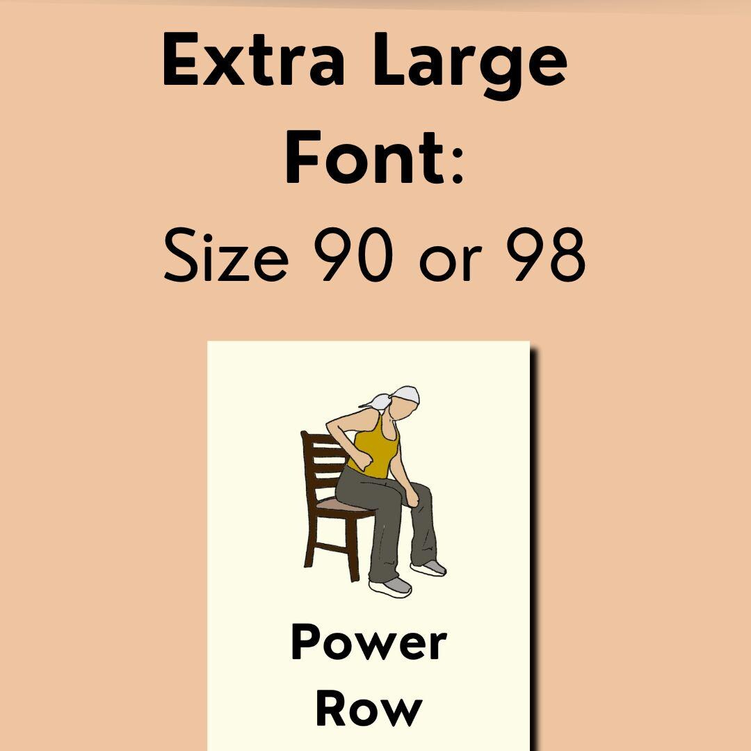 Chair Exercise Illustrations for Fitness Instructors, Chair Workout ...