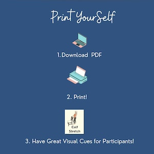 Chair Exercise Illustrations for Fitness Instructors, Resistance ...