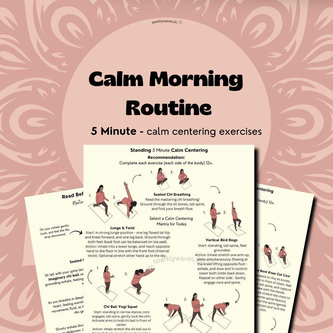 Calm Morning Workout Routine, Calming Morning Exercise for Beginners ...