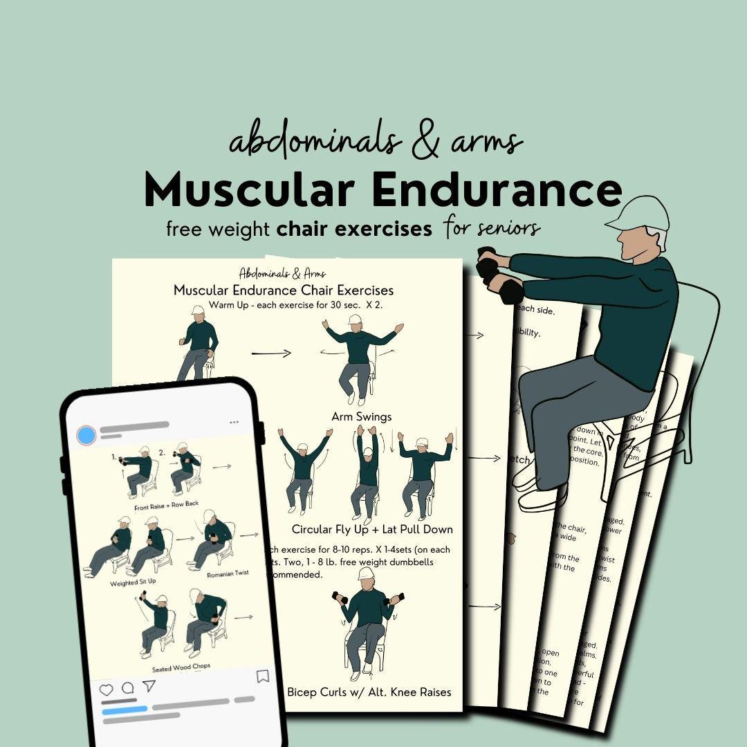 Arm Workout for Seniors, Arm Strengthening Exercises for Seniors Pdf ...