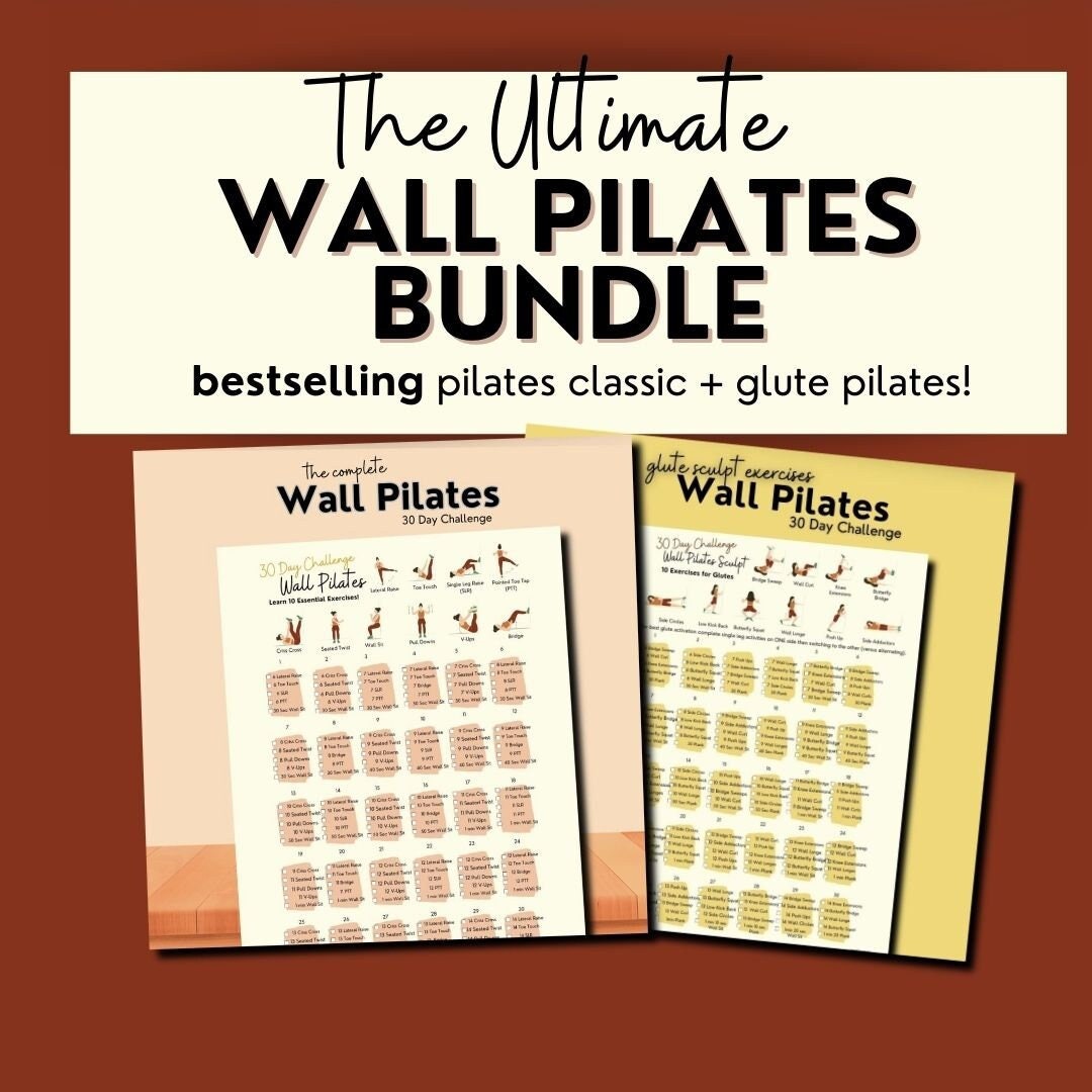 30 Day Challenge Wall Pilates Workout, at Home Workout for Weight Loss ...