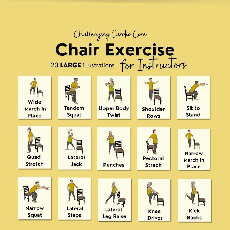 Senior Leg Exercises - Etsy UK