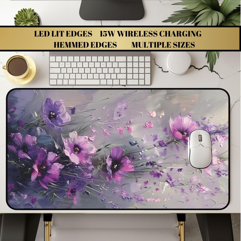 Purple Mouse Pad - Etsy