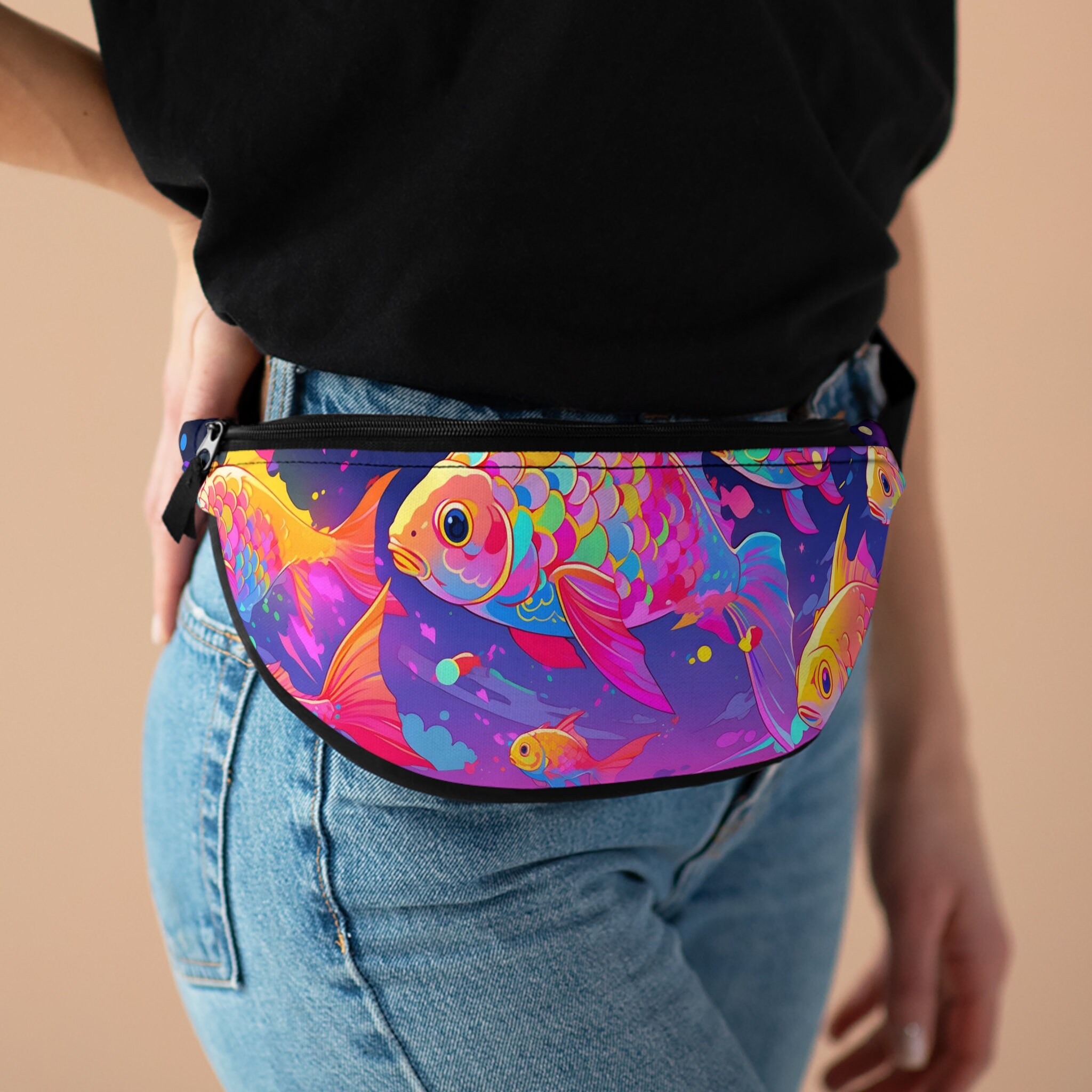 Rainbow Fish: Fanny Pack, Perfect Bumbag for Beach and Festivals sold ...