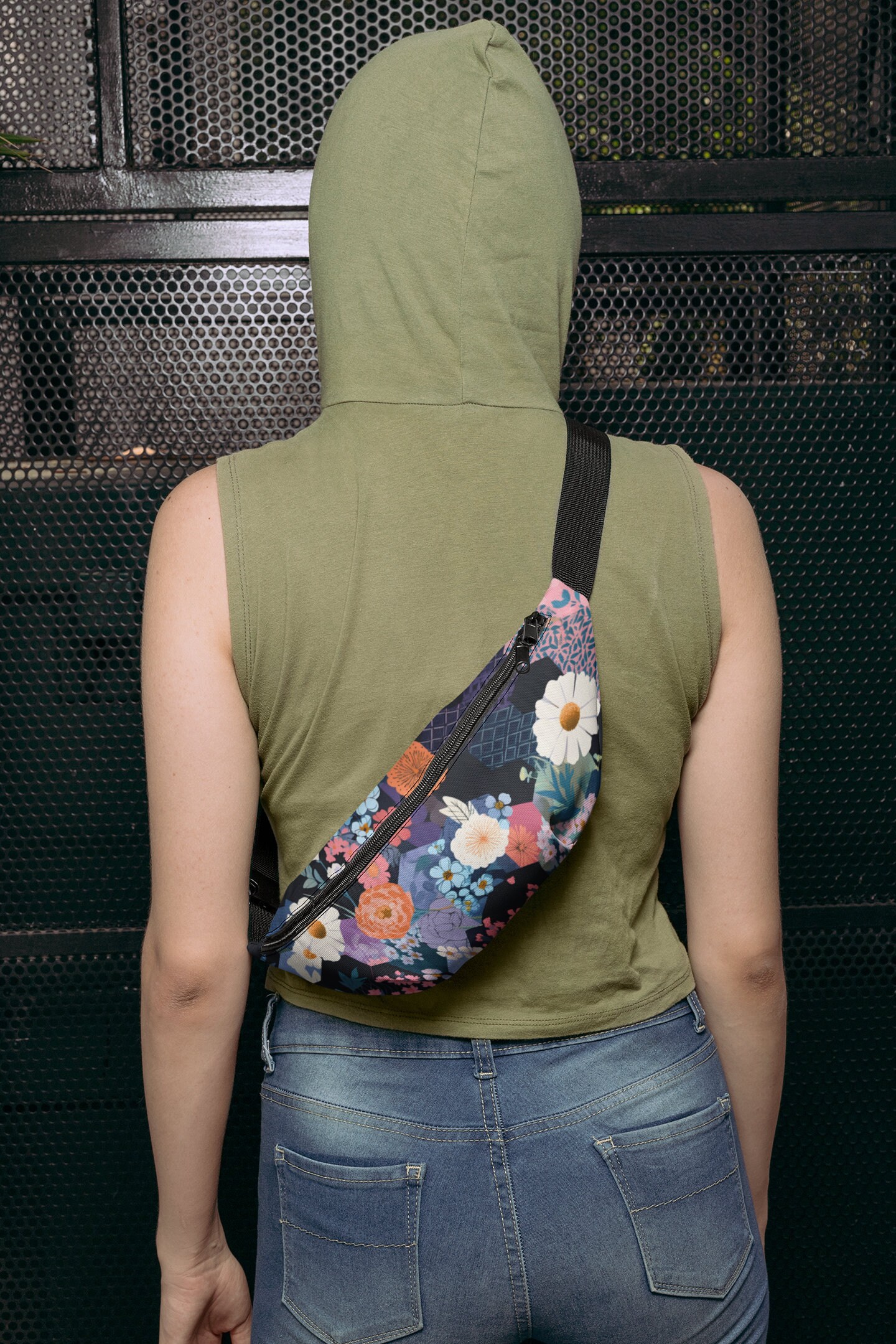 Floral Patchwork Fanny Pack, Perfect Bumbag for Beach Festivals sold by ...