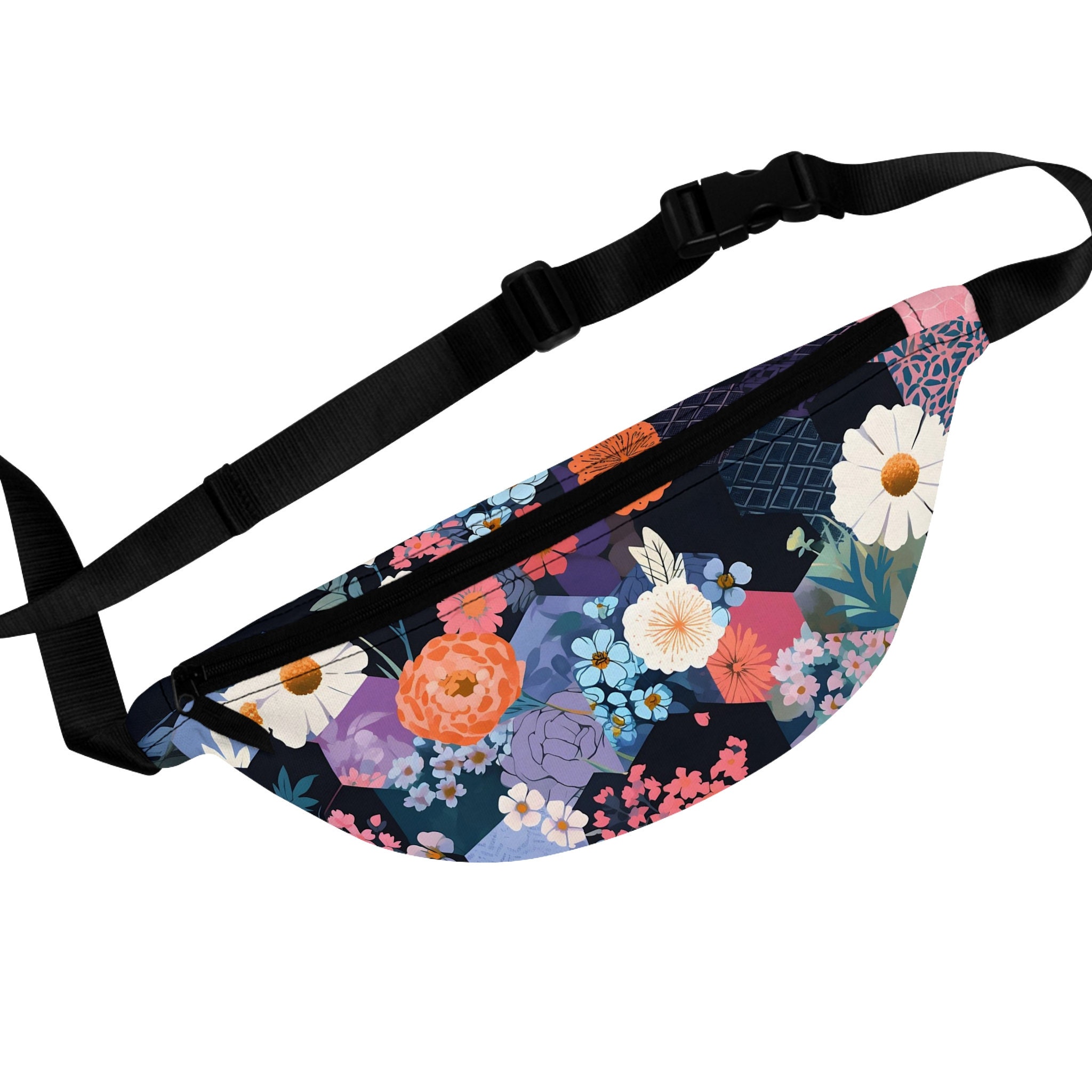 Floral Patchwork Fanny Pack, Perfect Bumbag for Beach Festivals sold by ...