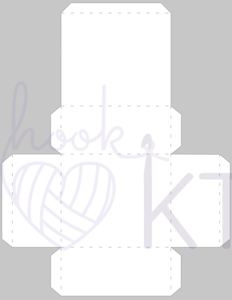 Cardstock Box Template .svg .png Digital Download - Etsy