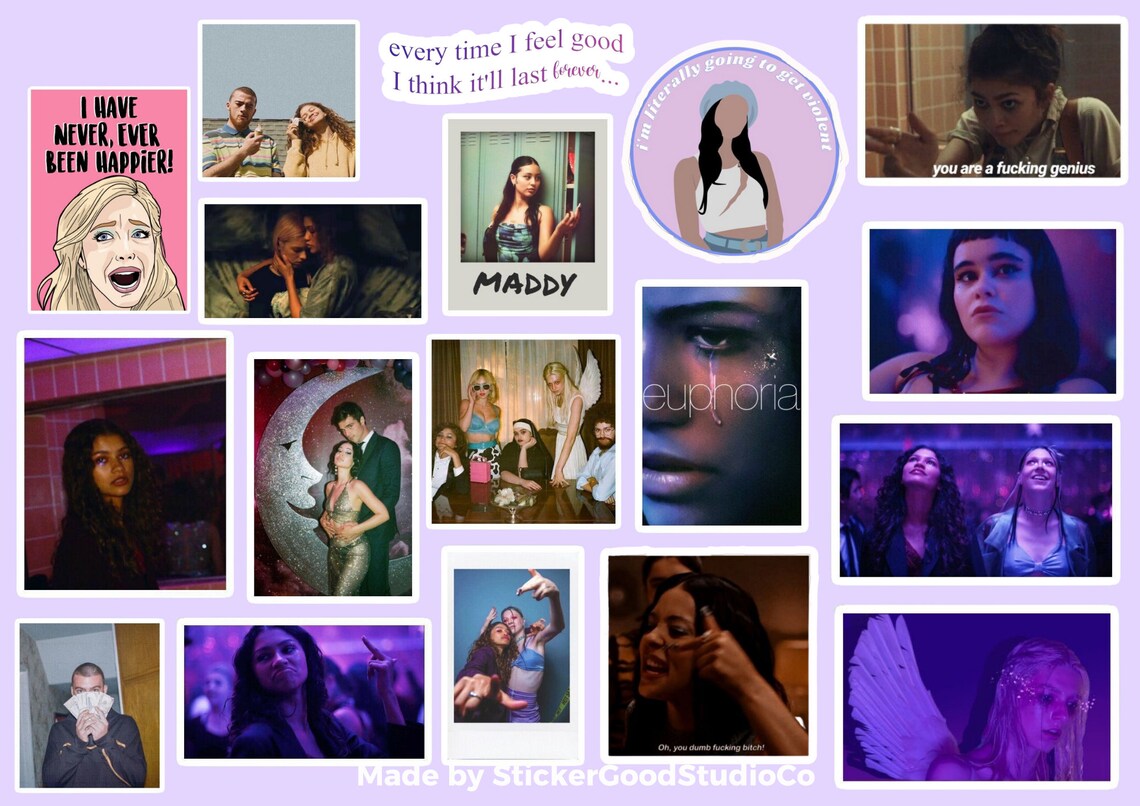 EUPHORIA PNG STICKER Bundle 80 Dıgıtal Sticker Pack for Notebook,ipad ...