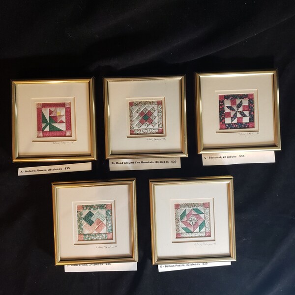 Miniature Quilt - Etsy