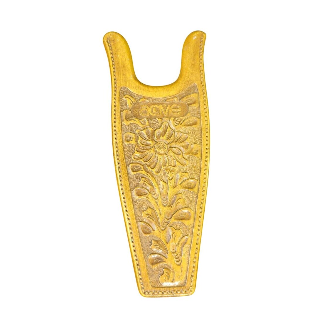 Vintage Acme Boot Remover Resin Cowboy Boot Jack Embossed Floral - Etsy