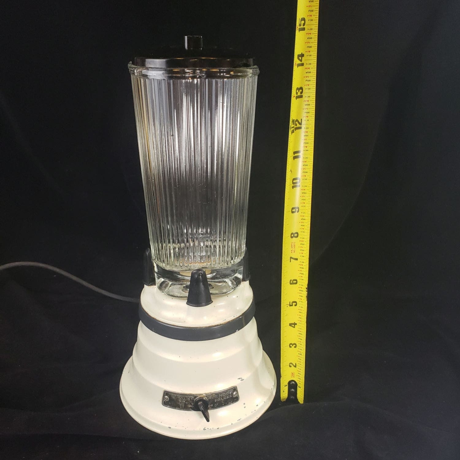 Vintage Waring Blender Deluxe 702BAW 5 Cup Cloverleaf Pyrex Pitcher ...