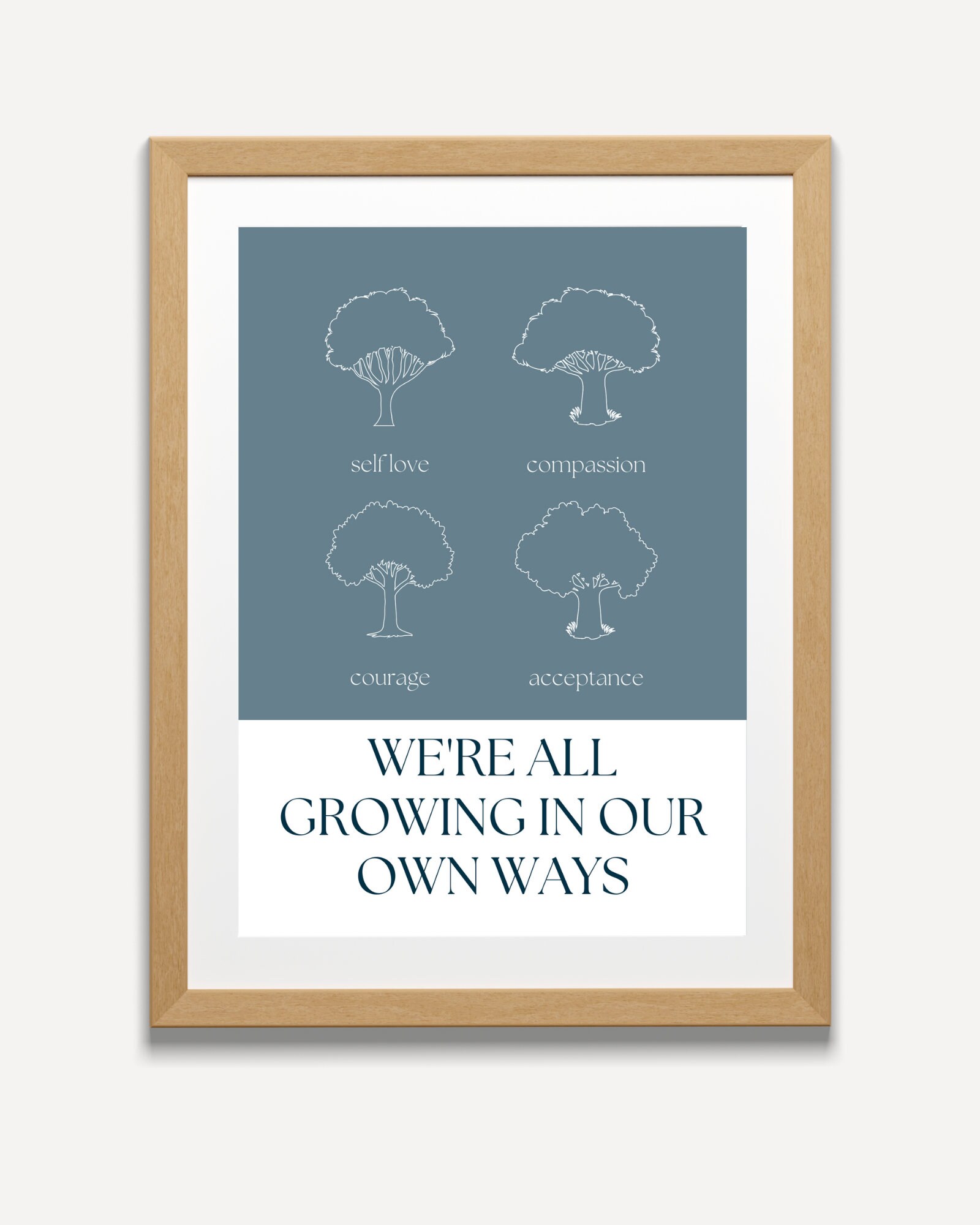 Mindfulness Printable Gallery Wall | 6 Poster Instant Download ...